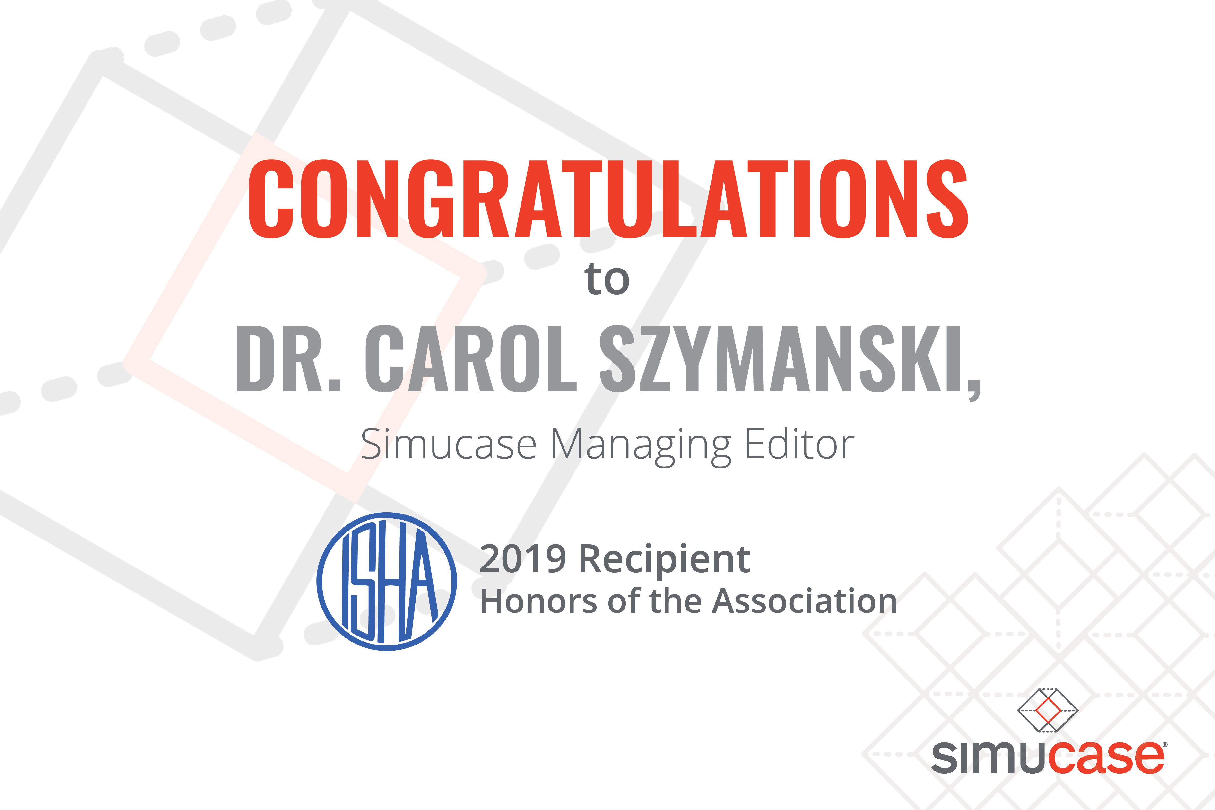 Simucase managing editor receives highest honor from Illinois Speech ...